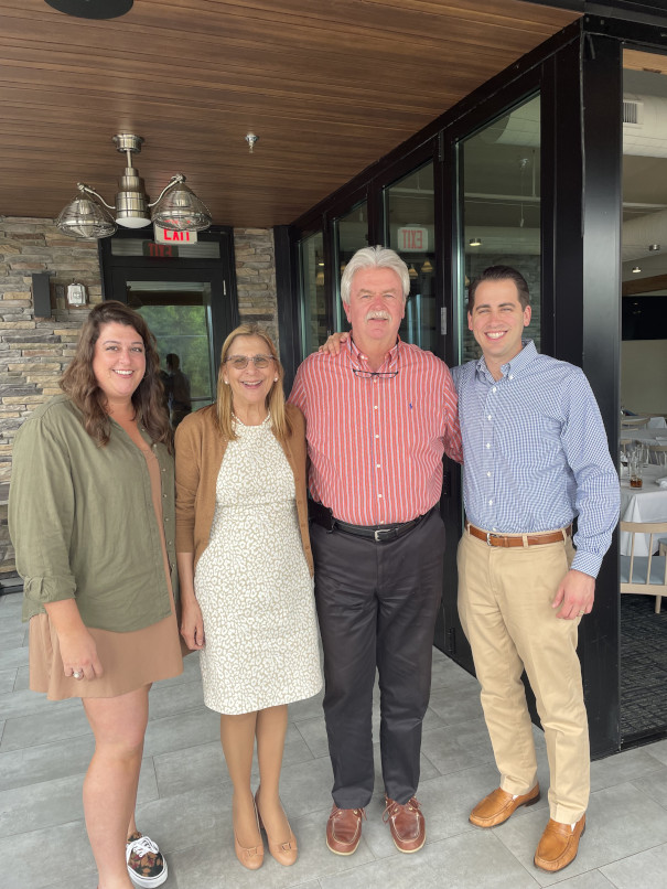Jim and Maria Hanrahan with children Meghan and James